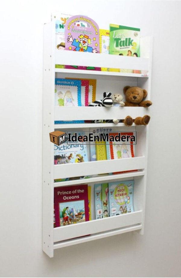 Librero de Pared Mod. LP2 – Idea En Madera